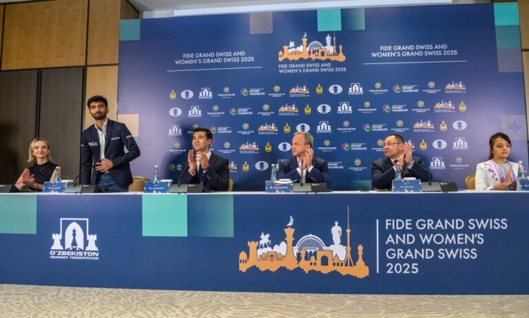 Opening Press Conference of 2025 FIDE Grand Swiss – International Chess ...