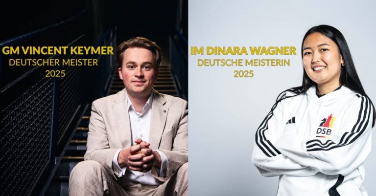 Vincent Keymer and Dinara Wagner win 2025 German Championship ...