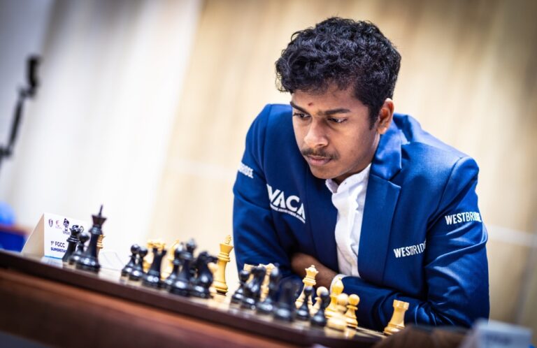 Fujairah Global Chess: World Junior Champion Pranav V stuns top seed ...