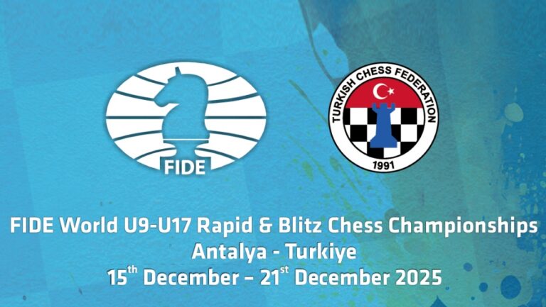 FIDE World U9-U17 Rapid and Blitz Championships 2025: Registration now ...